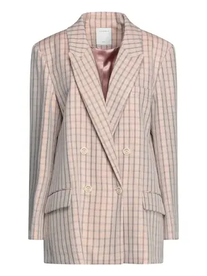Sandro SANDRO Checked Blazer Blush