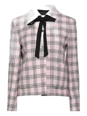 Maje MAJE Flannel Shirt Light Pink