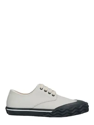 MAISON MARGIELA Soft Leather Sneakers Light Grey