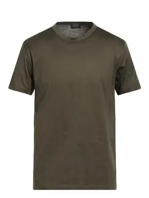 Paul & Shark T-shirt Military Size Cotton - Green