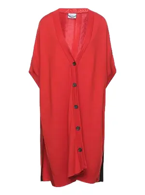 FERRAGAMO Cardigan In Virgin Wool Blend - Red