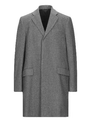 Dolce & Gabbana Single-breasted Flannel Coat - Grey