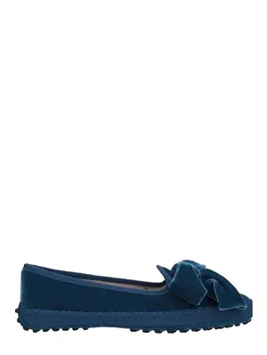 TOD'S Loafers In Textile Fibers Blue