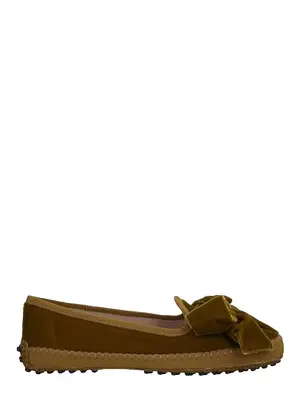 TOD'S Loafers In Textile Fibers Green