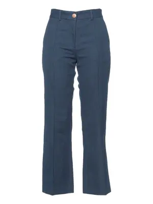 See By Chloé Flared Canvas Pants Dark Blue