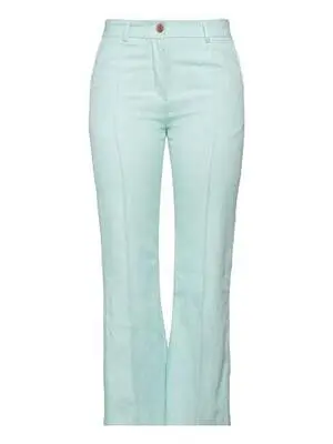 See By Chloé Flared Canvas Pants - Turquoise