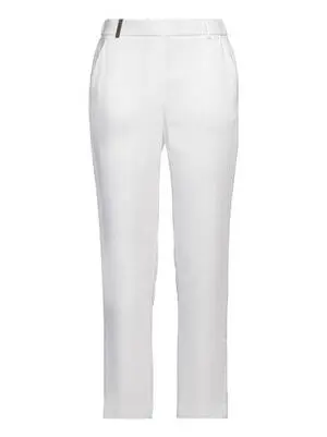 Peserico Relaxed Fit Skinny Pants White