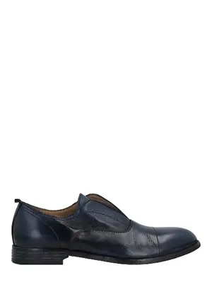 Moma Leather Loafers Blue