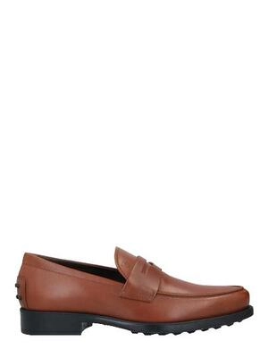 TOD'S TOD'S Tan Leather Penny Loafers Tan