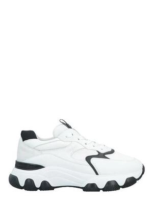 Hogan Soft Leather And Textile Fiber Sneakers - White