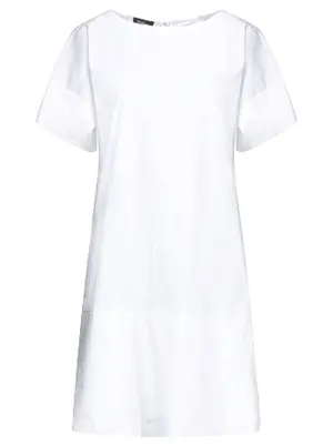 Les Copains LES COPAINS Mini Flared Dress White