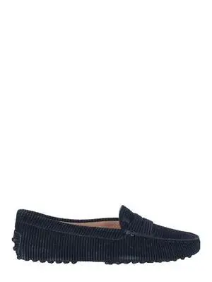 TOD'S TOD'S Loafers In Leather And Textile Navy