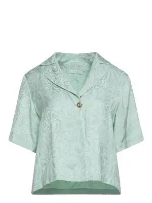 Sandro Jacquard Overshirt - Green