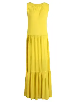See By Chloé Maxi Flared Dress - Yellow
