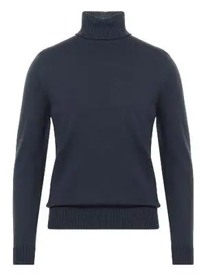 DRUMOHR Turtleneck Merino Wool Sweater - Blue