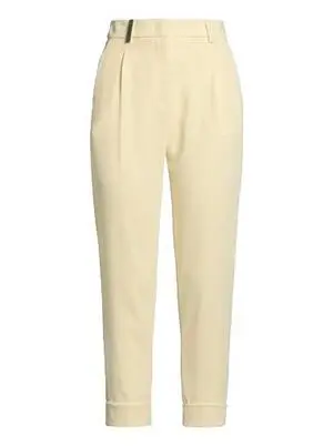 Peserico Tapered Crepe Pants Yellow