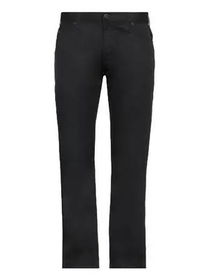 Emporio Armani Straight Leg Casual Pants - Black