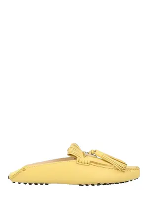 TOD'S TOD'S Leather Loafers Yellow