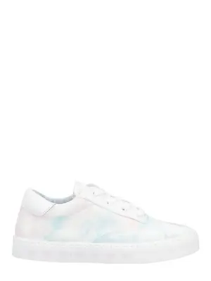 CHIARA FERRAGNI Sneakers In Soft Leather And Textile Fibers - White