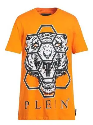 Philipp Plein T-shirt Size Cotton - Orange
