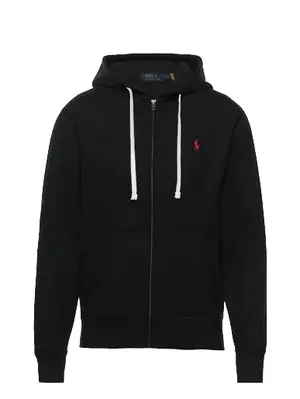 Polo Ralph Lauren POLO RALPH LAUREN Full Zip Fleece Hoodie Black
