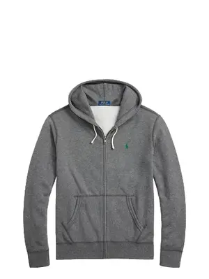 Polo Ralph Lauren The Rl Fleece Hoodie Sweatshirt Size Cotton, Polyester - Grey