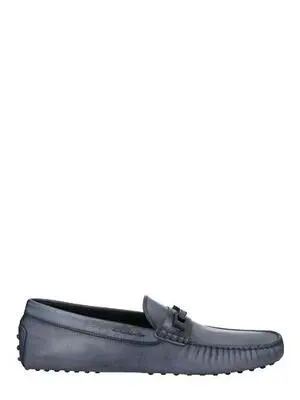 TOD'S TOD'S Loafers In Leather Blue