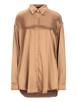 Sies Marjan SIES MARJAN Satin Shirt Camel