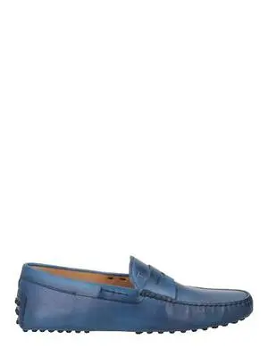 TOD'S TOD'S Loafers In Leather Blue