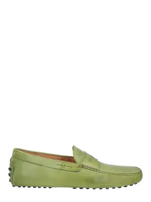 TOD'S TOD'S Loafers In Leather Light Green