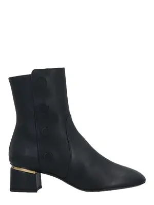 TOD'S Calfskin Ankle Boots - Black
