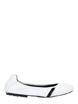 Hogan Leather Ballet Flats - White