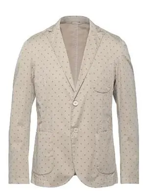 MASSIMO REBECCHI MASSIMO REBECCHI Blazer Taupe Cotton, Elastane