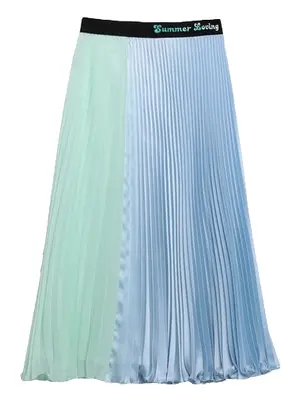 Pinko Midi Pleated Skirt - Blue