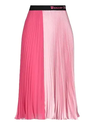Pinko Midi Pleated Skirt - Fuchsia