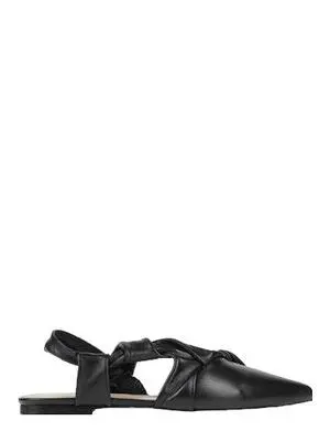 STRATEGIA Ballet Flats Soft Leather - Black