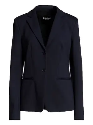 DONDUP Single-Breasted Blazer Navy Blue