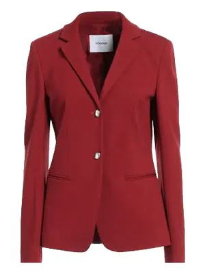 DONDUP Single-Breasted Blazer Red