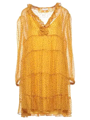Sandro SANDRO Mini Dress Ocher