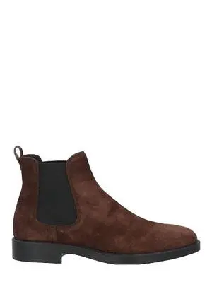 TOD'S Ankle Boots In Leather Brown