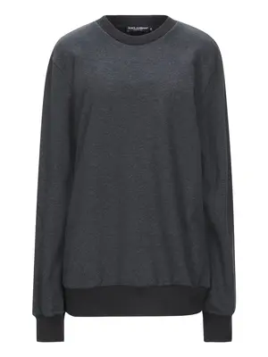Dolce & Gabbana DOLCE & GABBANA Solid Crewneck Sweatshirt Lead