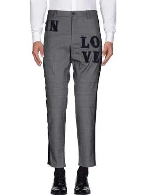 Dolce & Gabbana Casual Pants In Cotton, Wool And Elastane - Grey