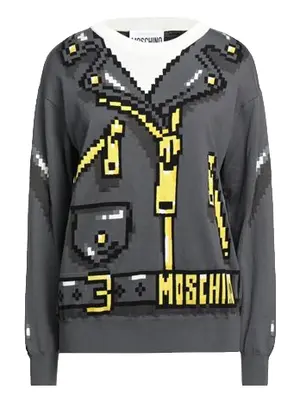 Moschino Lightweight Knit Sweater - Grey