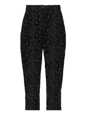 Dolce & Gabbana Tapered Lace Pants - Black