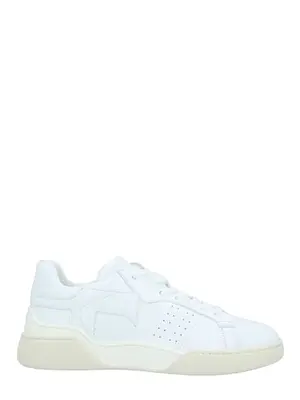 TOD'S Leather Low-top Sneakers - White