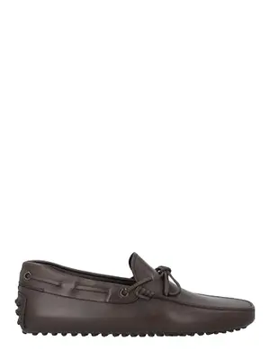 TOD'S TOD'S Leather Loafers Dark Brown