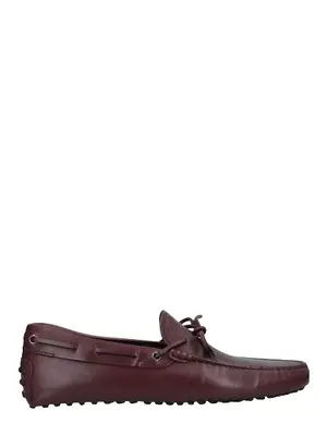 TOD'S TOD'S Leather Loafers Red