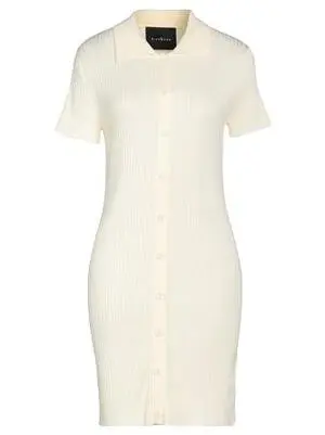 John Richmond Mini Bodycon Knit Dress - White