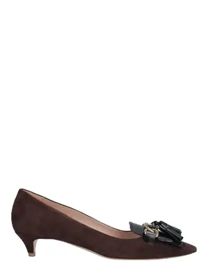 TOD'S Pumps In Calfskin With Tassels And Fringes Brown