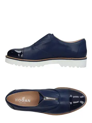 Hogan HOGAN Leather Loafers Dark Blue